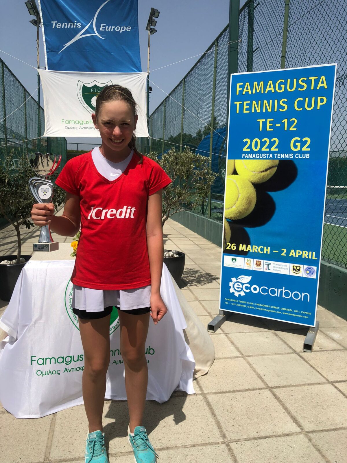 Sofia Nakov a reusit castigarea trofeului la internationalul U12 din ...
